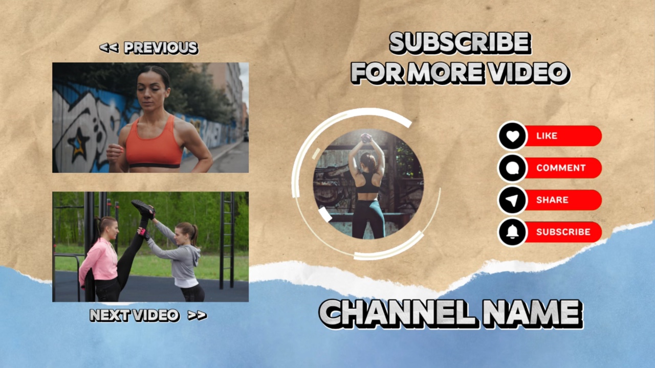 Physical Fitness Template Edit Outro - Pippit