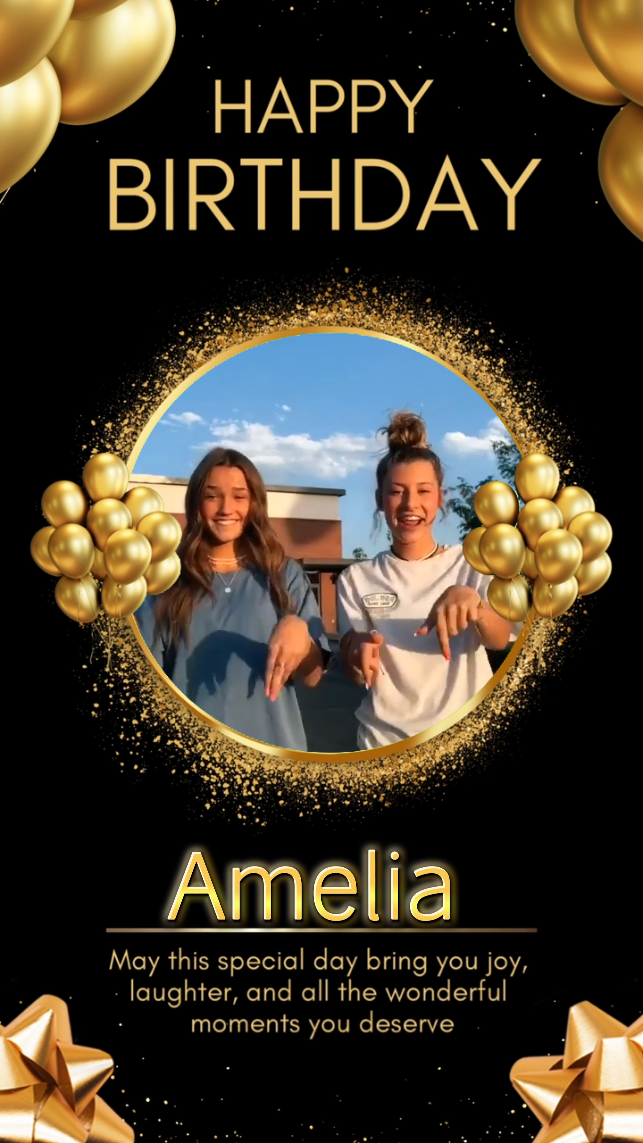 Bestie Birthday Templates For Girls 1 Pic - Pippit