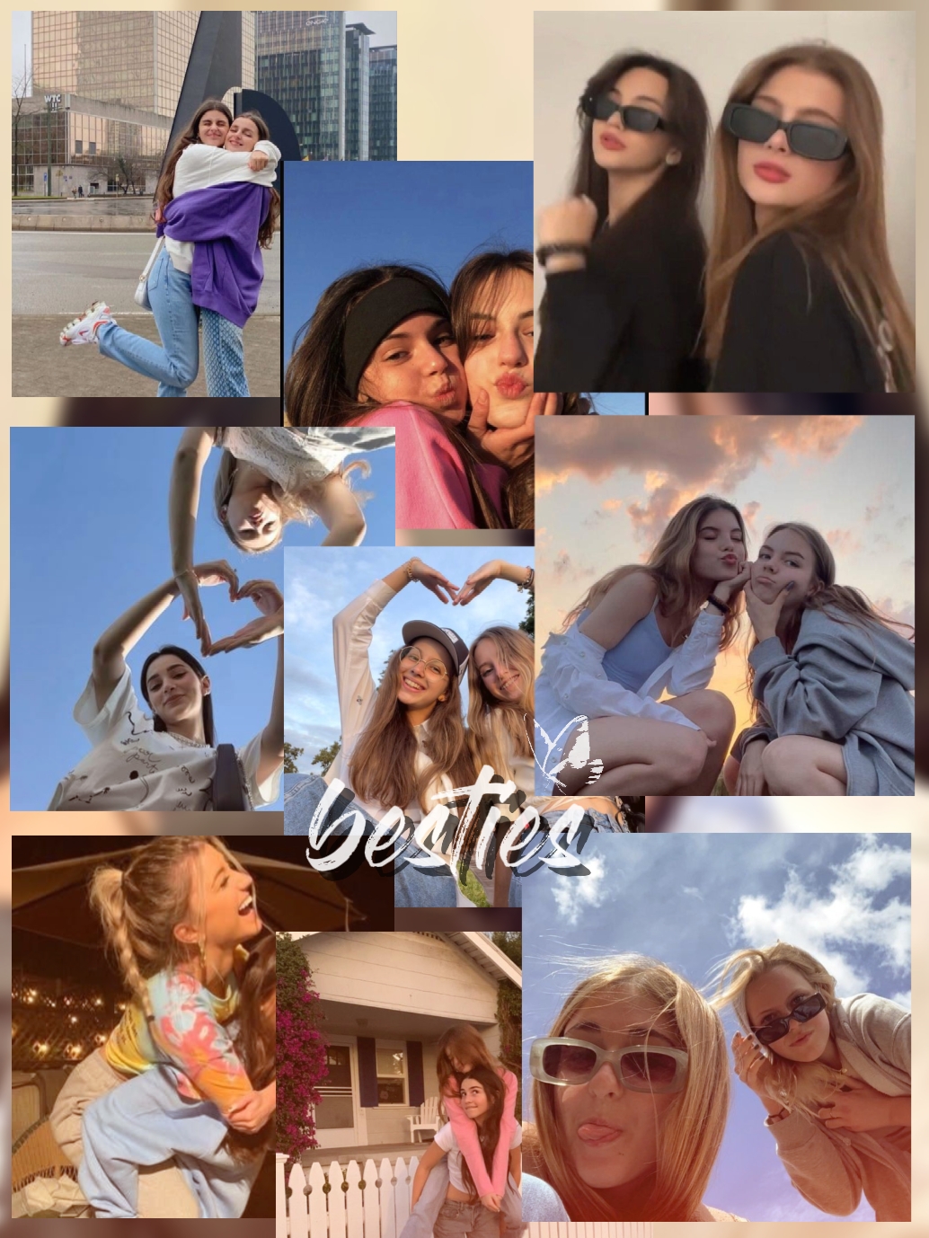 4 Sided Templates for Besties - Pippit
