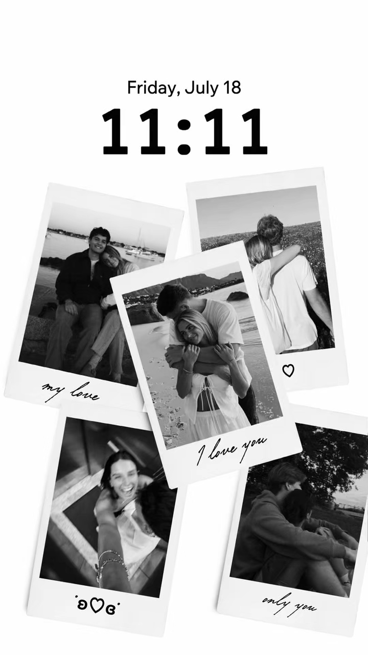 Collage Template for Photo Lock Screen - Pippit