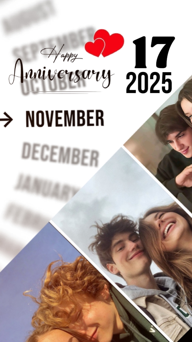 20 Nov Anniversary Templates 1 Year - Pippit