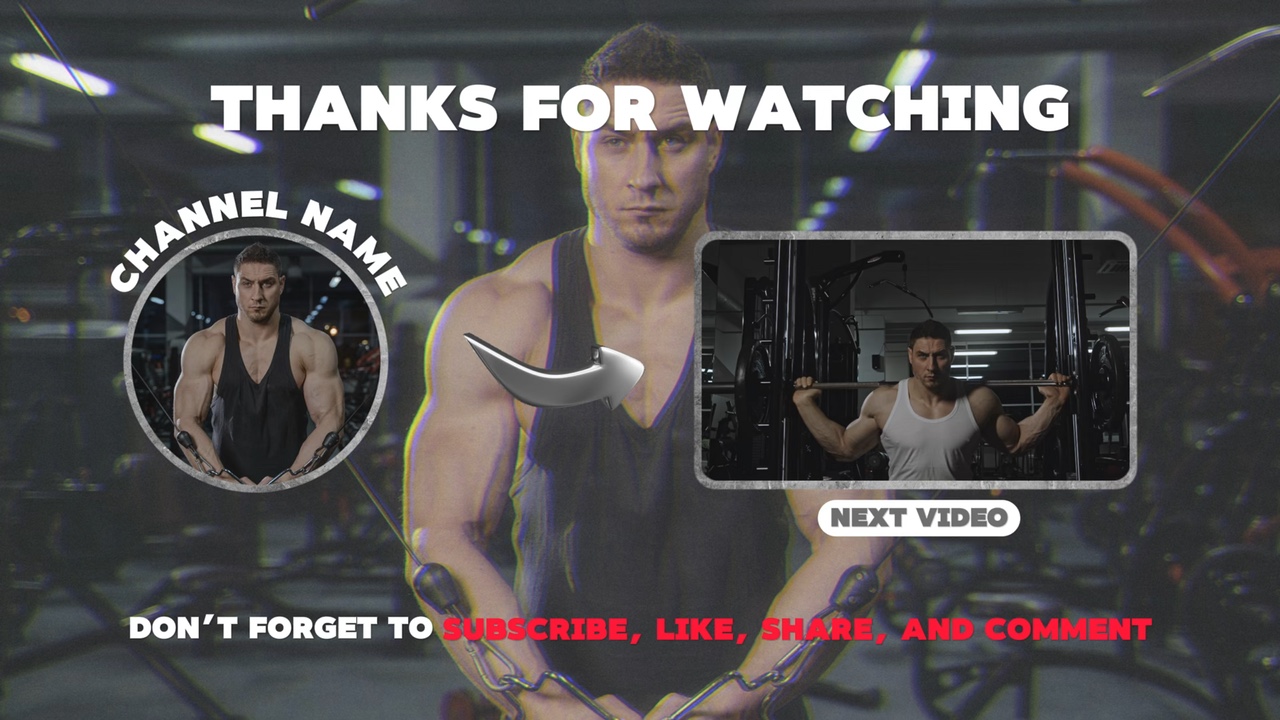 Fitness End Template - Pippit