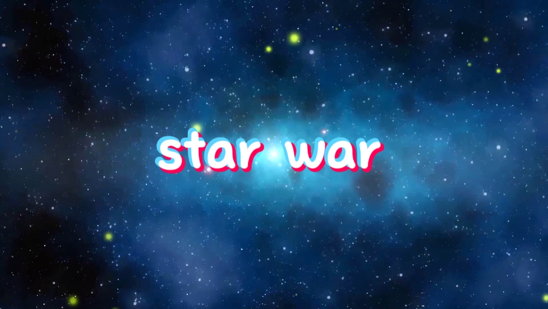 Star Wars Credits Scene Template - Pippit