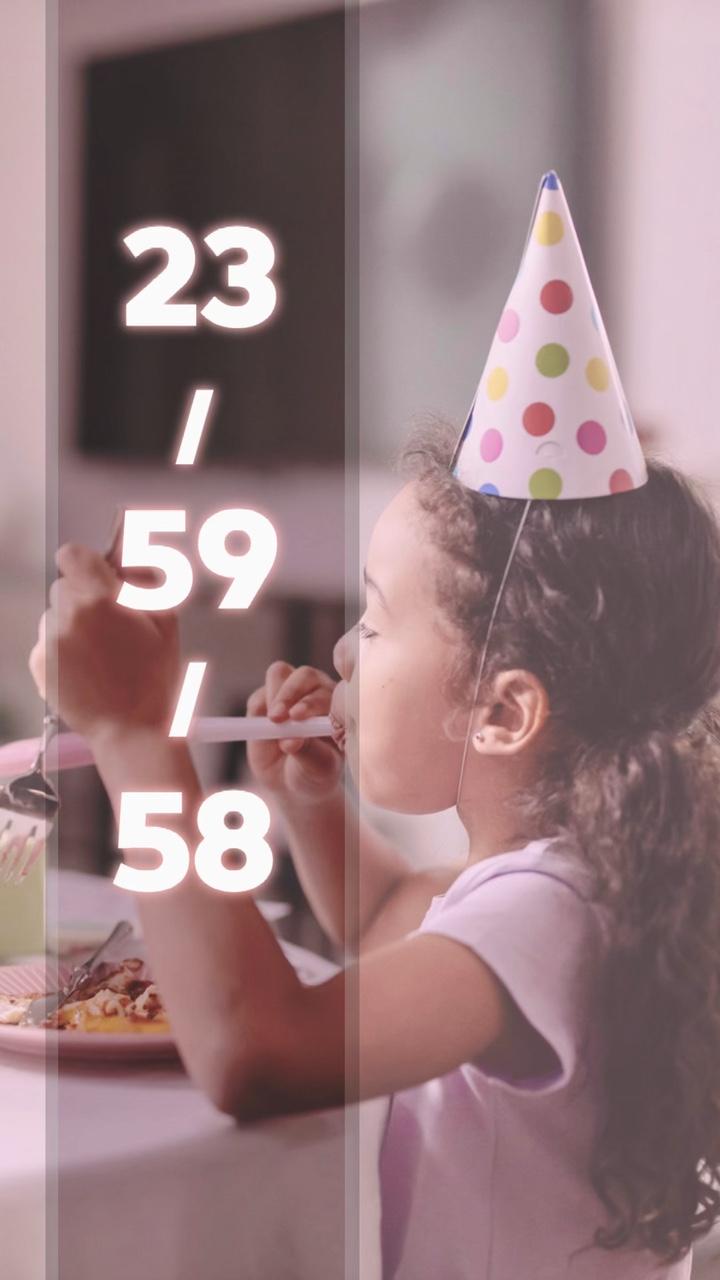 Template Golden Hutrix Birthday - Pippit