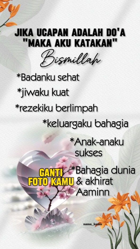 ucapan adlh Doa - contoh video - template CapCut