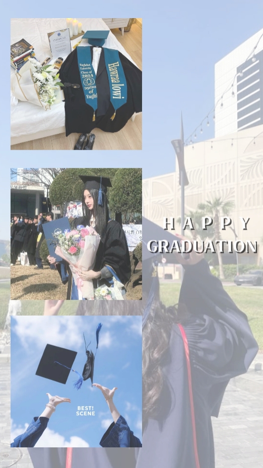 Graduation Congratulations Polaroid Templates for 4 Pictures - Pippit