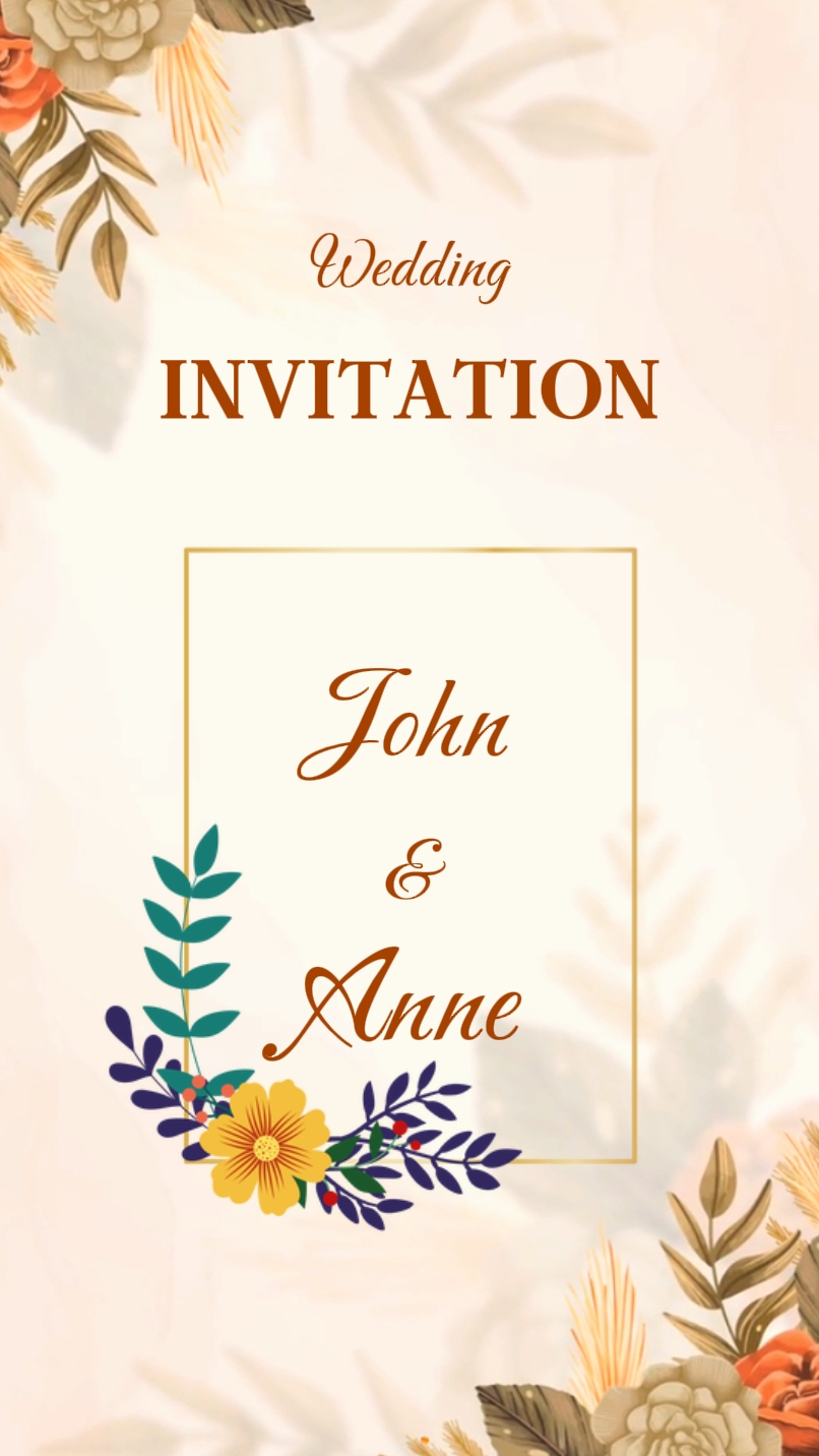 digital invitation for traditional wedding and lobola - Pippit