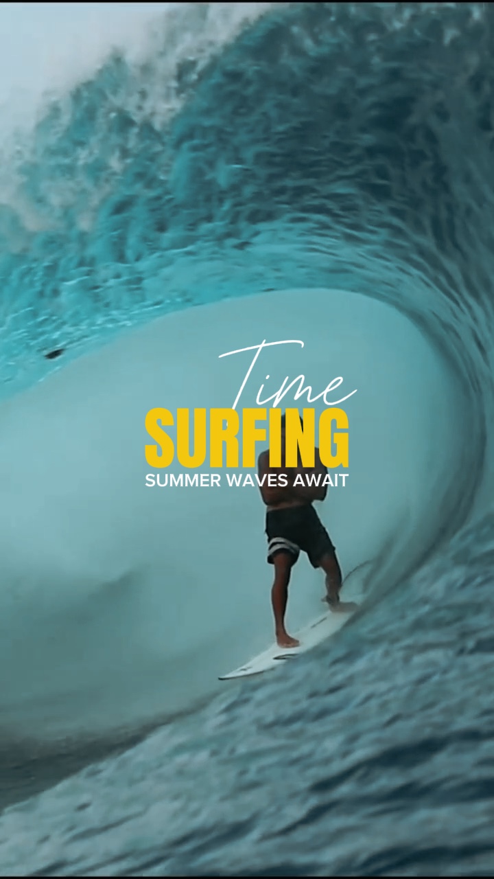 Surfing Template Video - Pippit