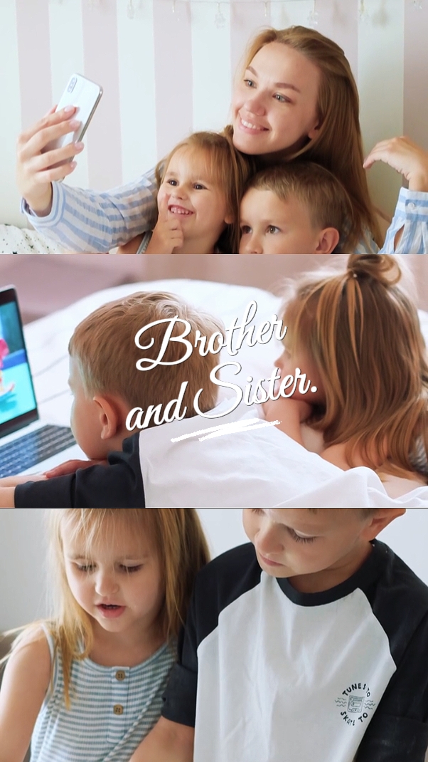 Templates for Brother and Little Sister - Pippit