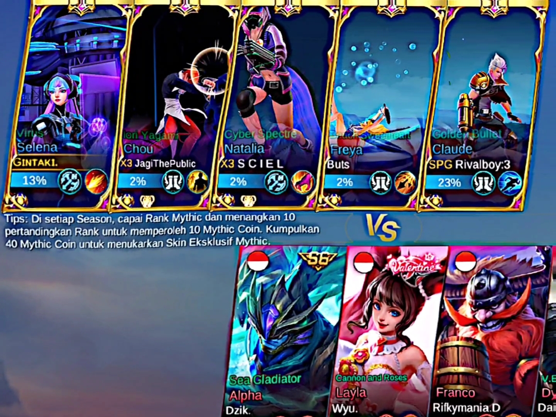 ANIMASI MLBB TREND - contoh video - template CapCut