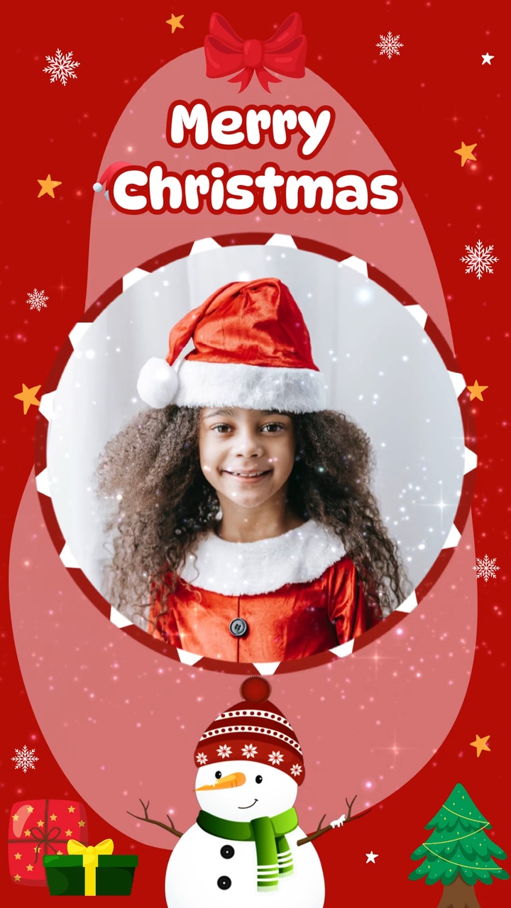Christmas 6 Photo Template Gingerbread - Pippit