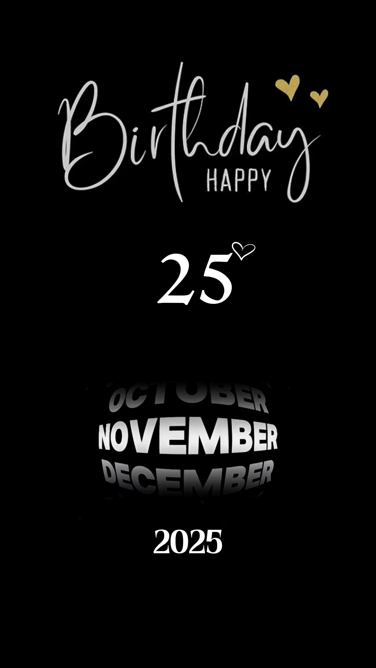 Happy Birthday November 25 2025 Moving Film - Pippit