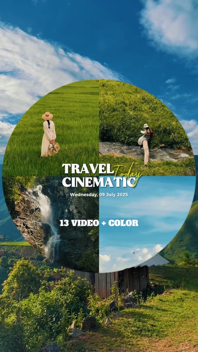 Cinematic Scroll Travel Video Template - Pippit