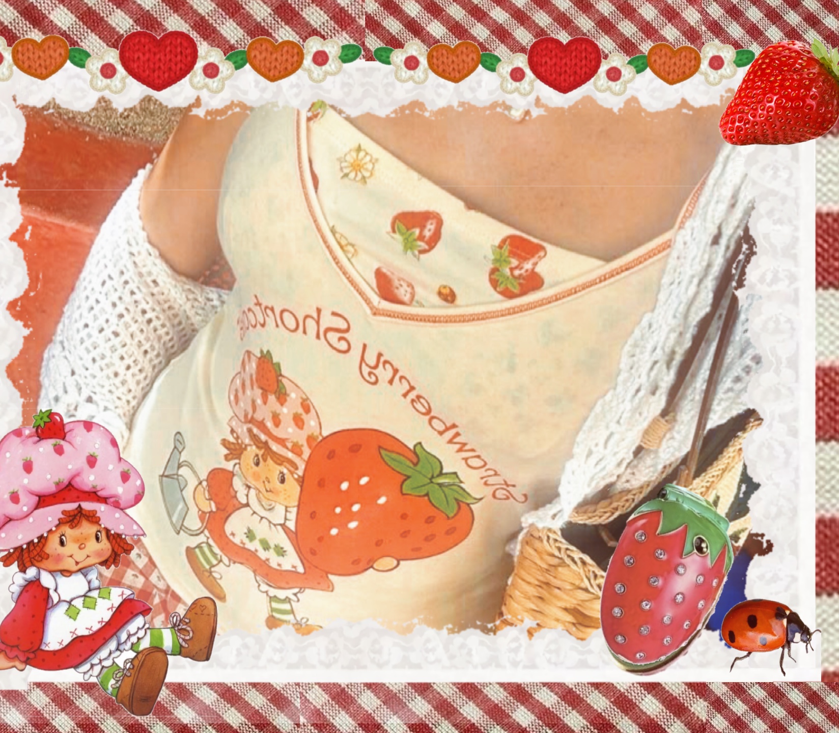 Strawberry Template Frame Trend - Pippit