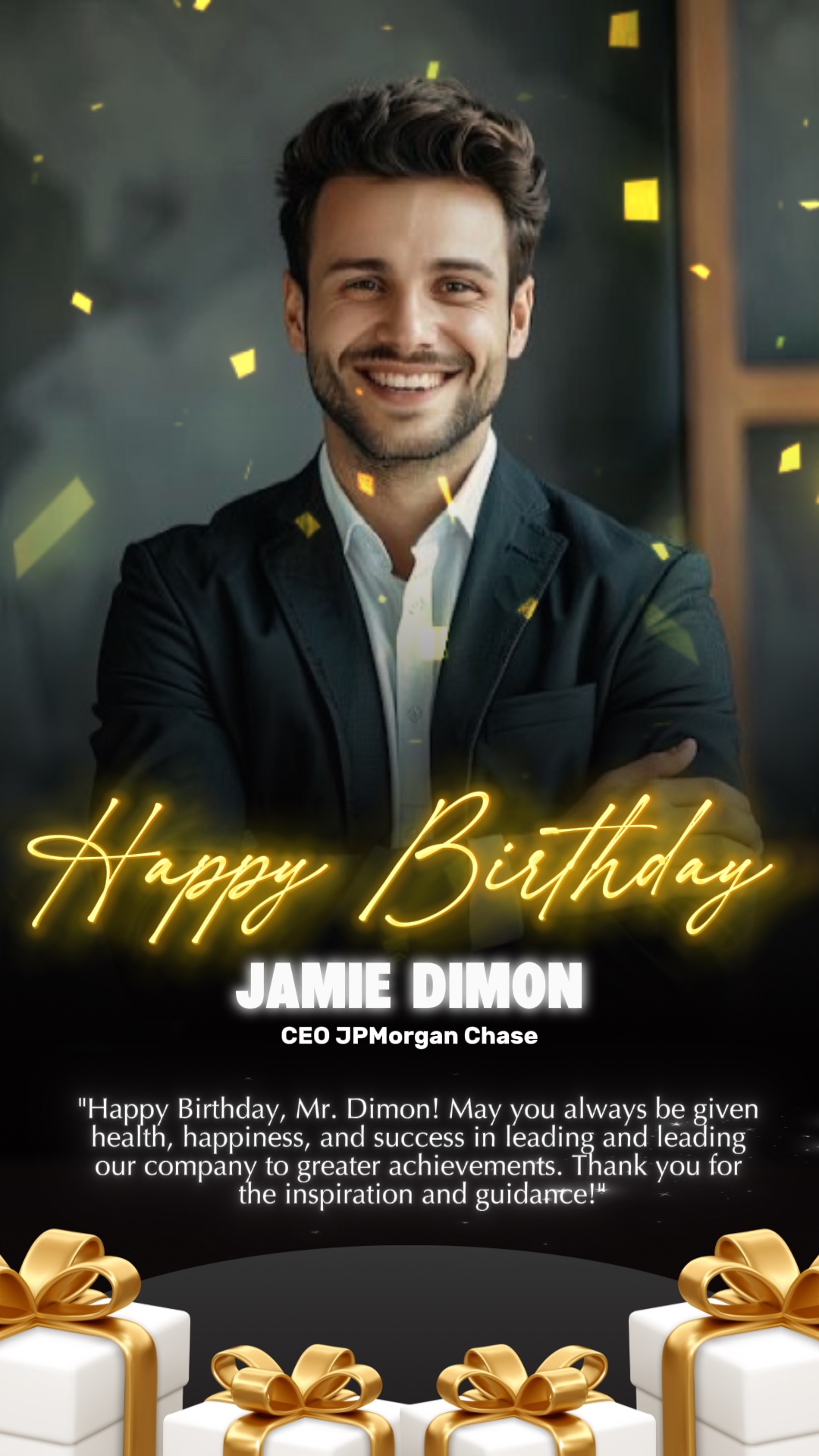 Blank Template to Write Birthday Text - Pippit