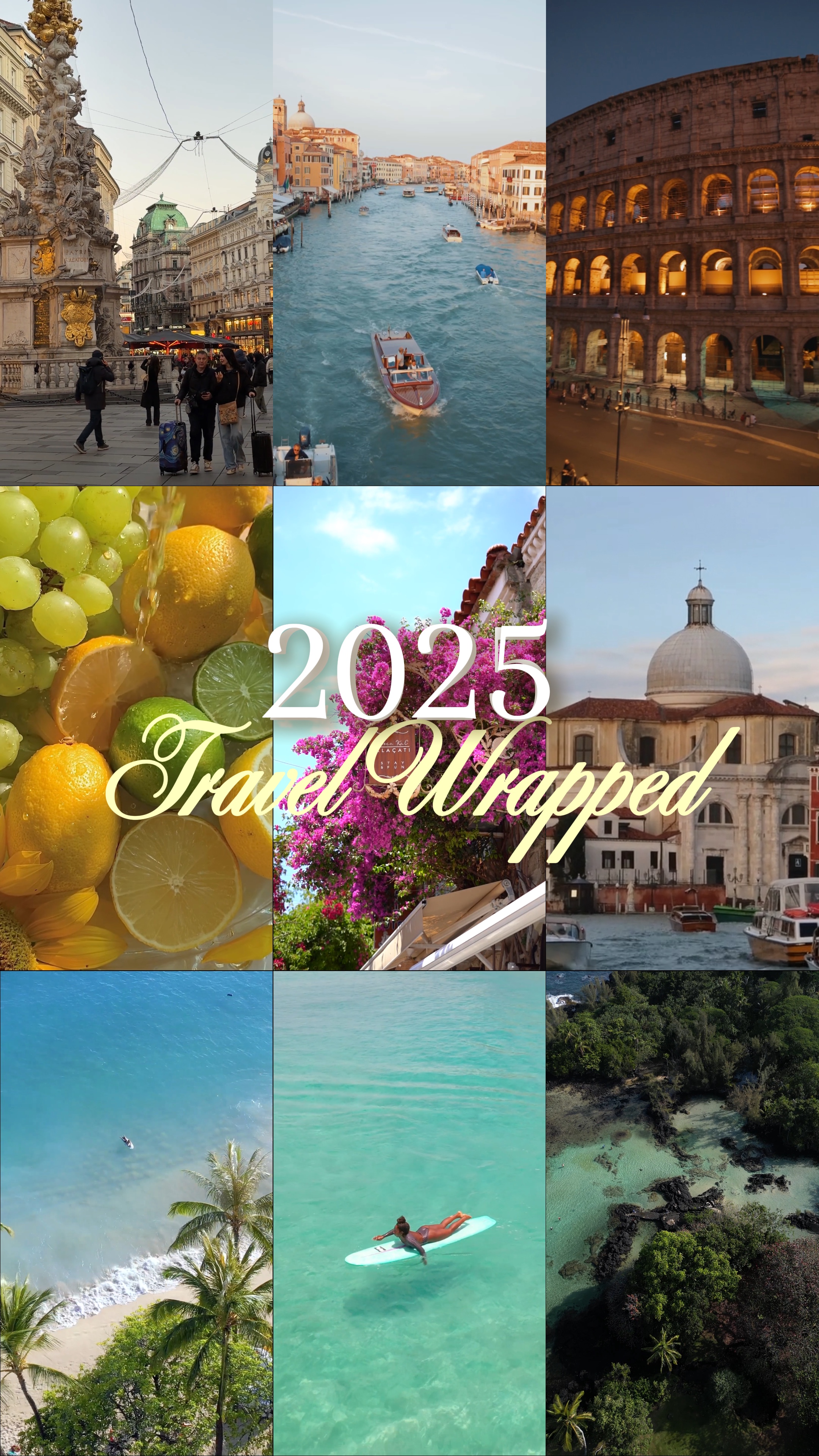 Travel Recap 2025 World Map - Pippit