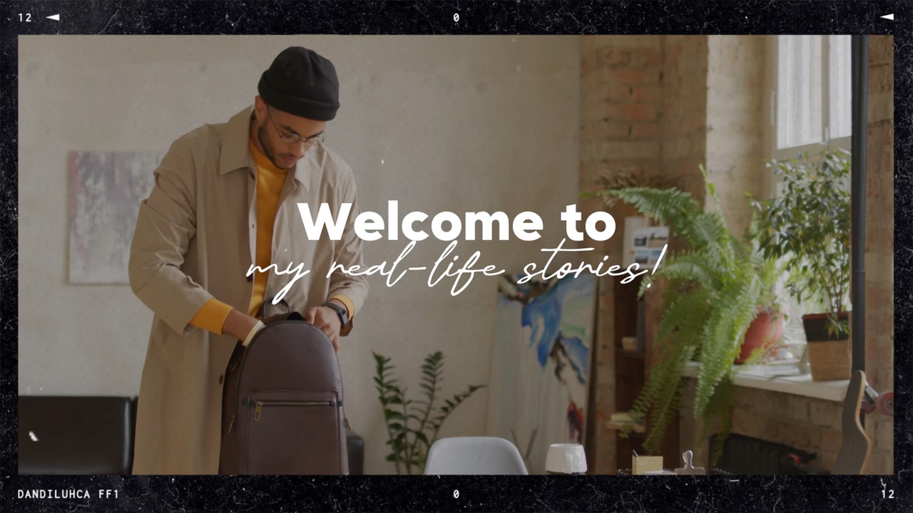 Template Intro YouTube Texts Welcome - Pippit