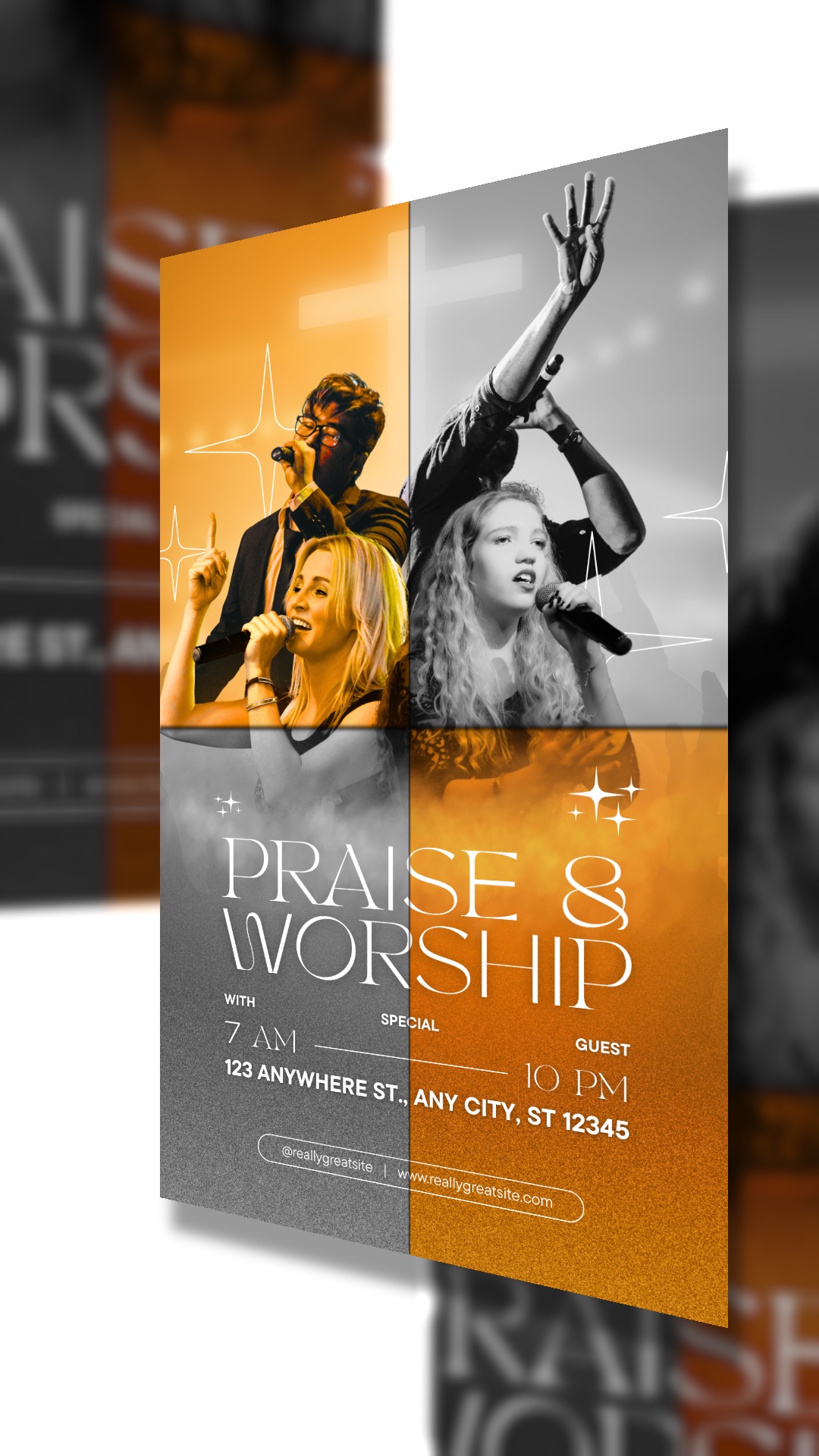 Youth Service Poster Template - Pippit