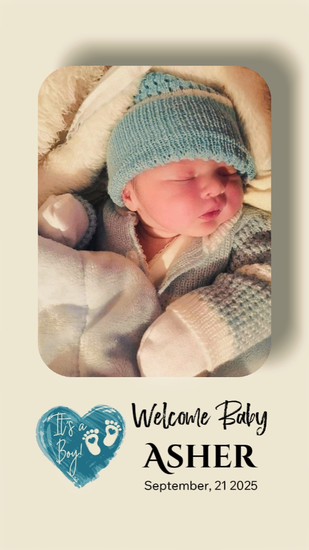 Newborn Baby Templates Welcome Status - Pippit