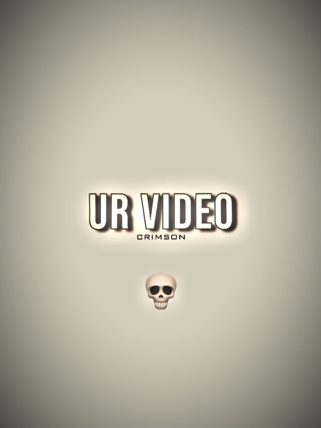 Skull Face Edit 3:4 - CapCut