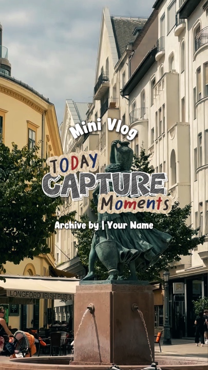 Vlog Templates With Text Writing - Pippit