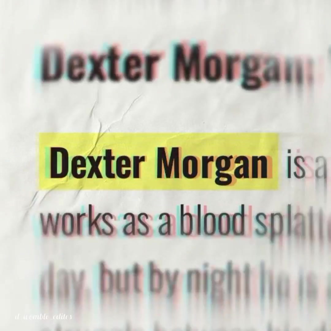 dexter morgan edit free 4k - Pippit